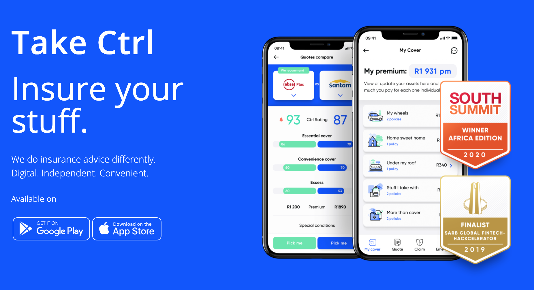 Ctrl: Insurance app for South Africa - TECH dot AFRICA
