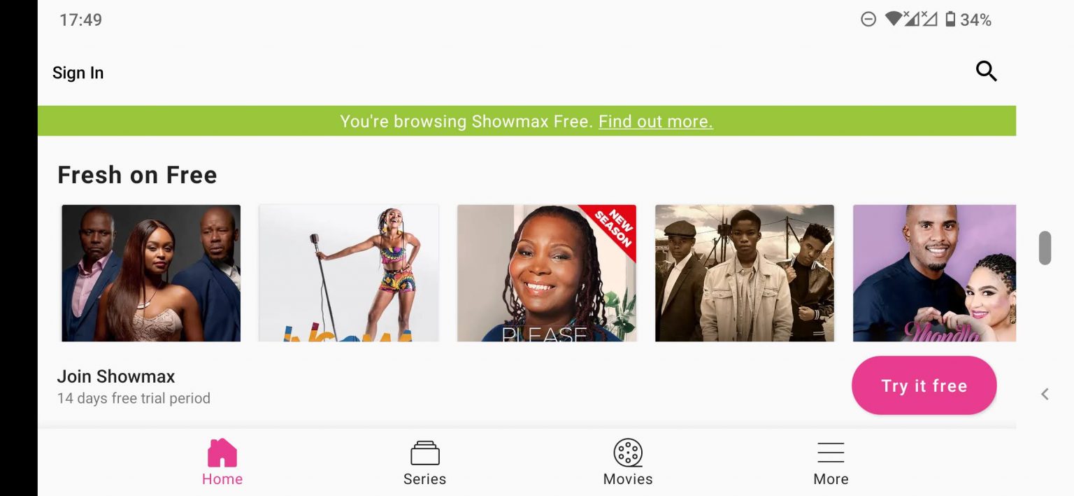 Showmax: Pro, Free, Series, Prices, Packages, Catalogue, Apps