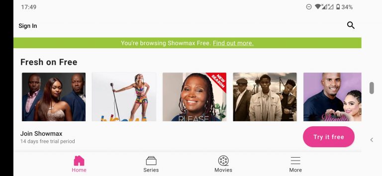 Showmax: Pro, Free, Series, Prices, Packages, Catalogue, Apps