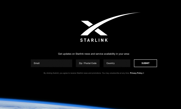 Starlink Satellite Broadband accepting signups